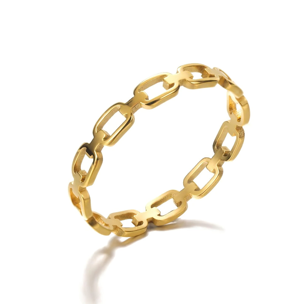 Chain Link Ring – Adaline Bell